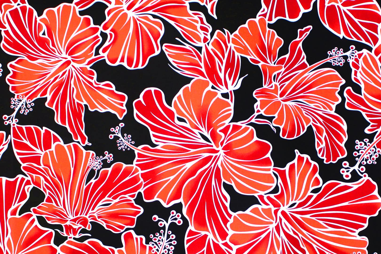 PAB1021 Black/Red – Hawaii Fabric Mart